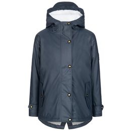 ANKERGLUT Regenjacke »Friesennerz HALIFAX KIDS« navy 146 146 Maritimer Regenmantel mit warmen Fleecefutter