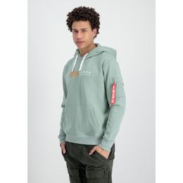 Alpha Industries Hoodie »Alpha Label Hoodie« dusty green XL XL Grammatur: 330 g/m²