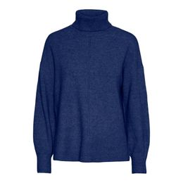 Pieces Rollkragenpullover »PCMALOU LS ROLLNECK KNIT NOOS BC« Bellwether Blue L L Pullover von Pieces