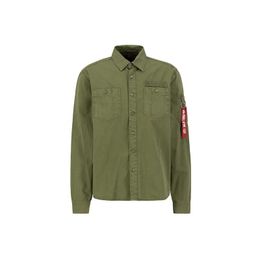 Alpha Industries Oversize-Shirt »Air Force EMB Shirt« dark olive 3XL 3XL Baby Canvas Stoff