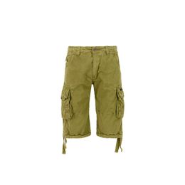 Alpha Industries Shorts »Jet Short« khaki green 28 - Normalgrößen Normalgrößen 28 Cotton Twill Stoff