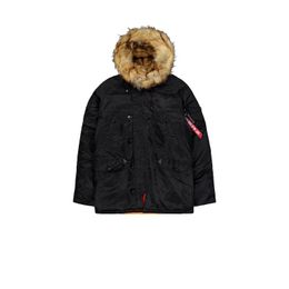 Alpha Industries Winterjacke »N-3B VF 59 Vintage Fit« black M M Flight Nylon Stoff