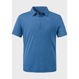 Schöffel SCHÖFFEL Poloshirt »CIRC Polo Shirt Tauron M« 8405 - blau 48 48 Kreislauffähiges Produkt