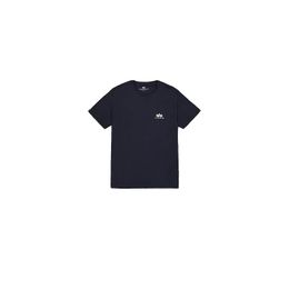 Alpha Industries T-Shirt »Basic T-Shirt SL« rep.blue XS XS Single Jersey Stoff
