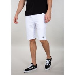 Alpha Industries Sweatshorts »Basic Short SL« white 5 XL - Normalgrößen Normalgrößen 5 XL Geprägte Ösen am Kordelzug