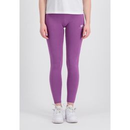 Alpha Industries Leggings »Basic Leggings SL W« dark magenta XL - Normalgrößen Normalgrößen XL Single Jersey Stoff