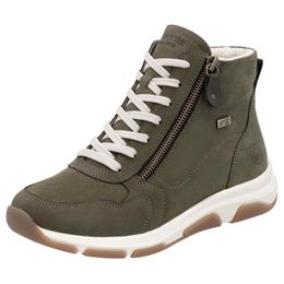 Remonte Keilsneaker, High-Top-Sneaker, Schnürschuh, Freizeitschuh mit Außenreißverschluss khaki 41 41 Knöchelhoher Sneaker mit wasserabweisender...