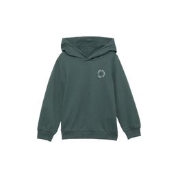 s.Oliver Junior Jungen s.Oliver Junior Kapuzensweatshirt, mit Logo-Print gr&uuml;n 116/122