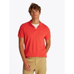 Tommy Jeans Poloshirt »TJM SLIM ESSENTIAL GD POLO SS« mit Logostickerei Bright Vermillion XL XL Poloshirt von Tommy Jeans