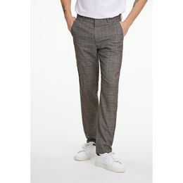 LINDBERGH Chinohose mit modernem Karomuster brown check S - N-Gr N-Gr S Chinohose von LINDBERGH