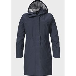 Schöffel SCHÖFFEL Parka »Urban Coat Style Bohorok WMS« mit Kapuze 8820 - blau 42 42 Wasserdicht, 10.000 mm Wassersäule