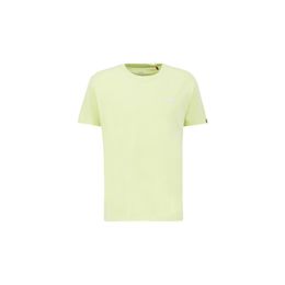 Alpha Industries T-Shirt »Backprint T-Shirt« Arctic Lime S S Single Jersey Stoff