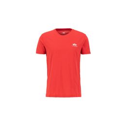 Alpha Industries T-Shirt »Backprint T-Shirt« red 4 XL 4 XL Single Jersey Stoff