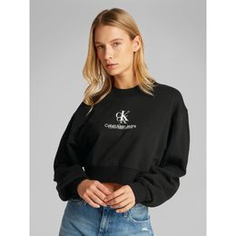Calvin Klein Jeans Sweatshirt &raquo;SHADOW GRAPHIC CREWNECK&laquo;, mit Logo Black S (36) S (36) Sweatshirt von CALVIN KLEIN