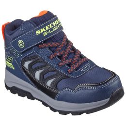 Skechers Winterboots »Storm Blazer - Glow Roam«, Kindergarten Schuh, Klettstiefel, Blinkschuh mit TEX-Membrane navy-schwarz 34 34...