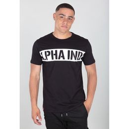 Alpha Industries T-Shirt »Printed Stripe T-Shirt« black XS XS Logo Loop Label am Saum