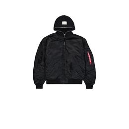 Alpha Industries Bomberjacke »MA-1 D-Tec Studio« black/black XL XL Flight Nylon Stoff