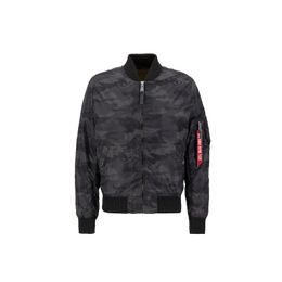 Alpha Industries Bomberjacke »MA-1 TT Camo Light« black camo S S Flight Nylon Stoff