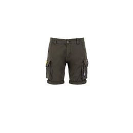 Alpha Industries Shorts »Crew Short Patch« greyblack 32 - Normalgrößen Normalgrößen 32 Cotton Twill Stoff