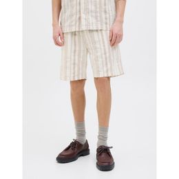 Jack & Jones JACK & JONES Shorts »JPSTJAIDEN BOHEME JOGGER SHORT SRT« Ecru XS - N-Gr N-Gr XS Bequeme Sweatshort von Jack & Jones