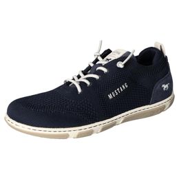 Mustang Shoes Slip-On Sneaker, Freizeitschuh, Halbschuh, Schlupfschuh, mit Elastik-Schnürsenkel navy 37 37 Mit sockenähnlichem Einstieg