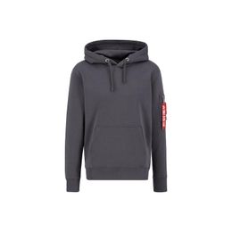Alpha Industries Hoodie »Air Force Hoodie« vintage grey L L Brushed Fleece Stoff