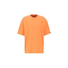 Alpha Industries T-Shirt »Alpha Essentials RL T-Shirt« tangerine XXL XXL Single Jersey Stoff