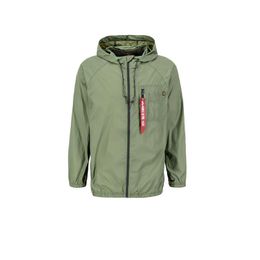 Alpha Industries Bomberjacke »Superlight Utility Jacket« sage-green S S Reflektierendes Alpha Industries Logo auf dem Rücken