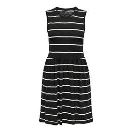 Only Minikleid »ONLSUMMER S/L O-NECK DRESS JRS« Sommerkleid Black Stripes:Cloud dancer S (36) - N-Gr N-Gr S (36) Kurzes Kleid von Only
