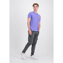 Alpha Industries T-Shirt »NASA Davinci T-Shirt« electric violet XS XS Flag Label am linken Ärmel