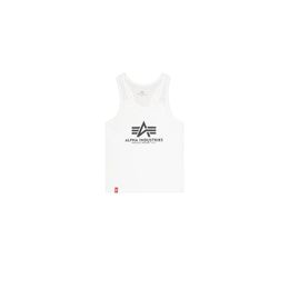 Alpha Industries Muscleshirt »Basic Tank BL BB« white XS XS Single Jersey Stoff