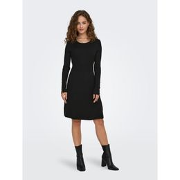 Only Midikleid »ONLNATASCHA LS PEARL O-NECK DRESS CC KNT« Sommerkleid Black S (36) S (36) Kleid in Midilänge von Only