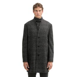 Tom Tailor Denim Wollmantel, mit Wollanteil black big glencheck XXL XXL Mantel von Tom Tailor Denim