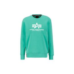 Alpha Industries Sweater »Basic Sweatshirt BL« atomic green 3XL 3XL Brushed Fleece Stoff