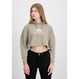 Alpha Industries Hoodie »Basic Hoodie COS Women« vintage sand M M Bauchfrei