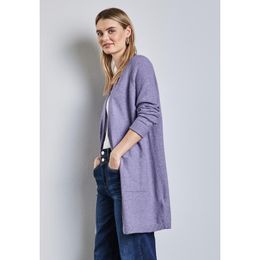 Street One Cardigan mit Taschen viola lilac mel. 34 34 Cardigan von Street One