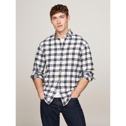 Tommy Hilfiger Langarmhemd »BRUSHED EASY CHECK RF SHIRT« mehrfarbig kariert Ivory Multi Check L - N-Gr N-Gr L Kariertes Hemd von Tommy Hilfiger