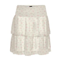 Véro Moda VERO MODA Minirock »VMSMILLA HW SMOCK SHORT SKIRT WVN GA« Bright White AOP:Josefine XL (42) XL (42) Minirock von Vero Moda