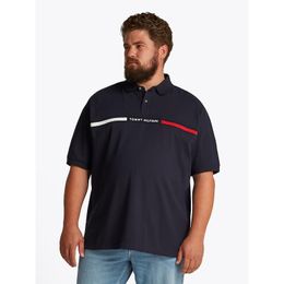 Tommy Hilfiger Big & Tall TOMMY HILFIGER BIG & TALL Poloshirt »BT-HILFIGER CHEST INSERT REG -B« in Großen Größen, Logostickerei Desert Sky 5XL 5XL Poloshirt von Tommy...
