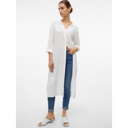 Véro Moda VERO MODA Hemdblusenkleid »VMLINN LOOSE CALF SHIRT WVN NOOS« Sommerkleid Snow White XL - N-Gr N-Gr XL Relaxed Fit: Bequeme Passform, die...