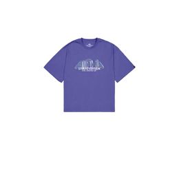 Alpha Industries T-Shirt »Studio Edition Vibe T-Shirt« night purple XXL XXL Single Jersey Stoff
