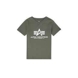 Alpha Industries T-Shirt »Basic T-Shirt BL K« dark olive 14 14 Single Jersey Stoff
