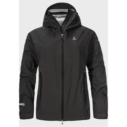 Schöffel SCHÖFFEL Outdoorjacke »Mountain Jacket Style Blaueis WMS« mit Kapuze 9990 - schwarz 40 40 Wasserdicht & sehr atmungsaktiv dank 3-Lagen Dermizax NX...