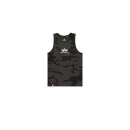Alpha Industries Muscleshirt »Basic Tank ML Camo« black camo XL XL Single Jersey Stoff
