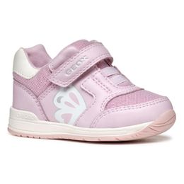 Geox Lauflernschuh »B RISHON GIRL«, Klettschuh, Mädchenschuh mit feinem Glitzer und Schmetterlings Motiv rosa 20 20 Lauflernschuh mit flexibler...