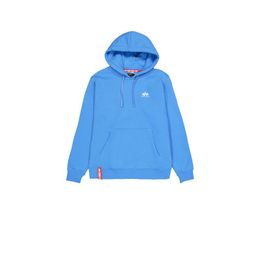 Alpha Industries Hoodie »Basic Hoodie SL« mediteranian blue 3XL 3XL Brushed Fleece Stoff