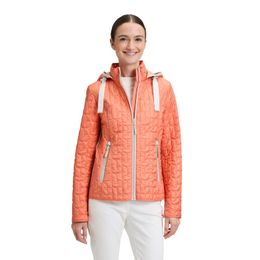 Gil Bret Steppjacke mit Kapuze mit Kapuze und Reißverrschluss melon 36 36 Steppjacke für Damen von Gil Bret