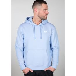Alpha Industries Hoodie &raquo;Basic Hoodie SL&laquo; light blue 3XL 3XL Brushed Fleece Stoff
