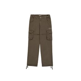Alpha Industries Cargohose »Jet Pant« greyblack 42 - Normalgrößen Normalgrößen 42 Cotton Twill Stoff