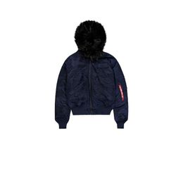 Alpha Industries Winterjacke »45/P Hooded Custom« ultra navy XXL XXL Flight Nylon Stoff